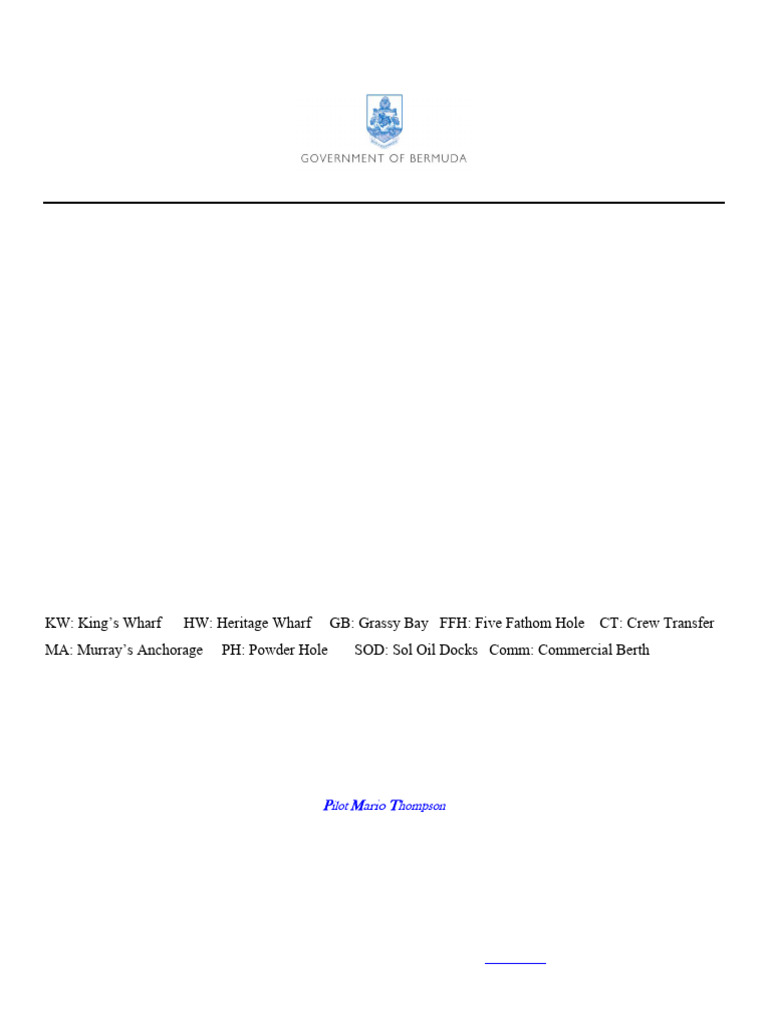 Ship Arrivals Schedule for Nov 2024 | PDF