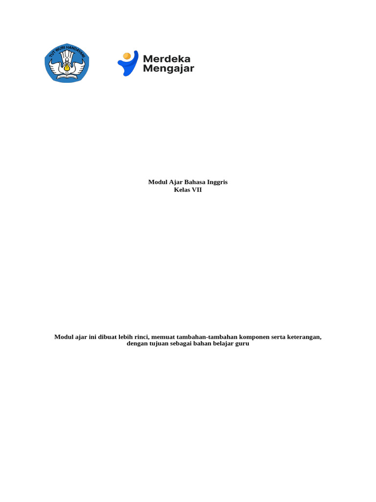 Modul Ajar Chapter 2 Unit 2 | PDF