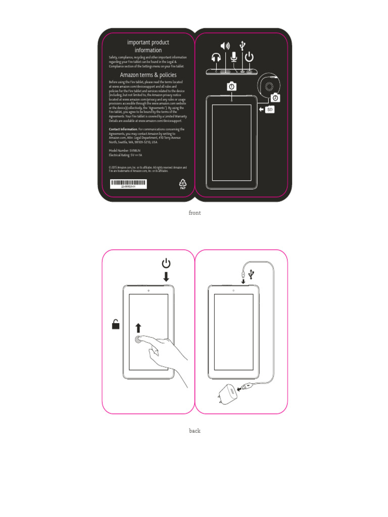 Fire Tablet User Compliance Guide | PDF