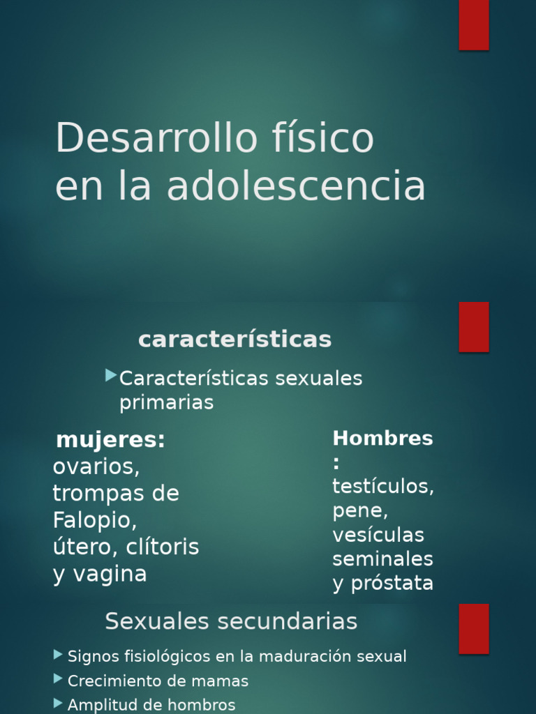 Desarrollo Físico en La Adolescencia | PDF | Salud y bienestar