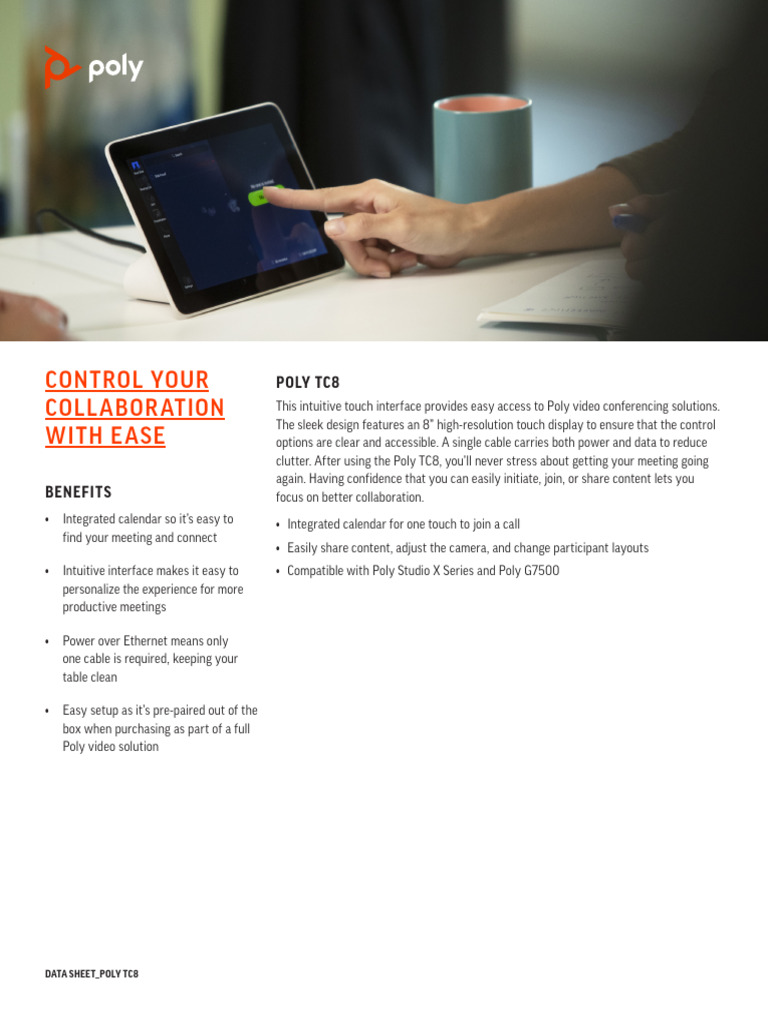 Poly tc8 Data Sheet Enus | PDF | Computing | Computer Engineering