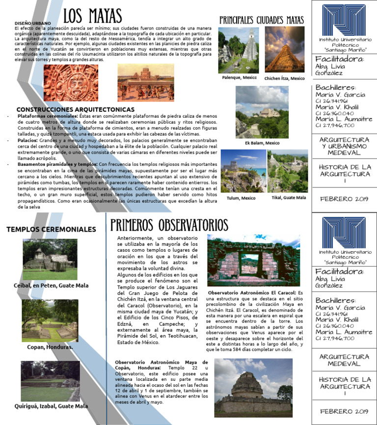 Mayas Historia | PDF | Civilización maya | Pirámide