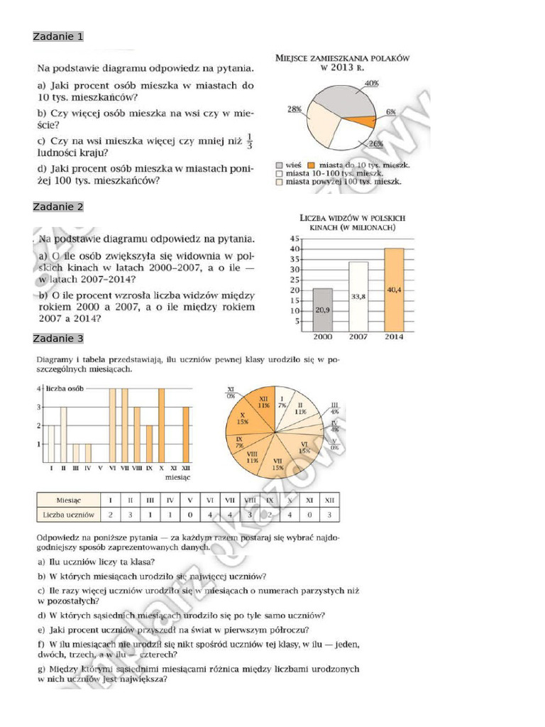 Statystyka CZ 1 | PDF