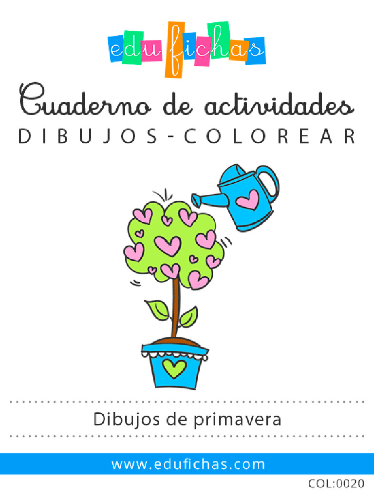 Fichas de Primavera para Colorear | PDF | Arte