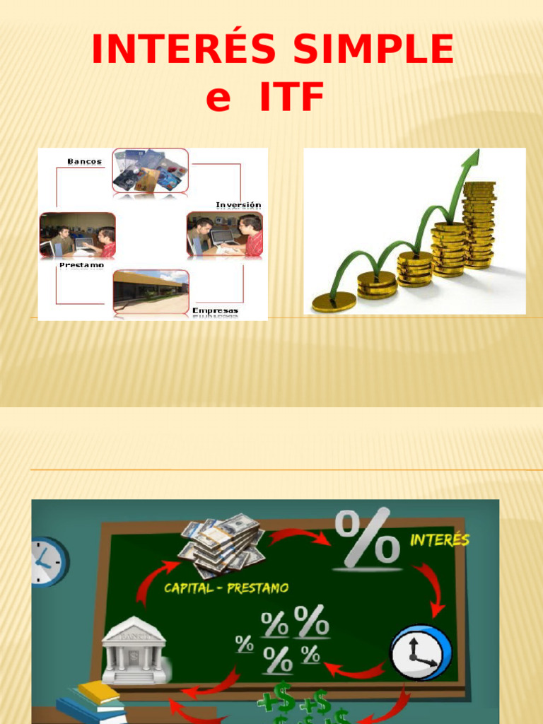Cálculo de Interés Simple y ITF | PDF | Economias | Dinero