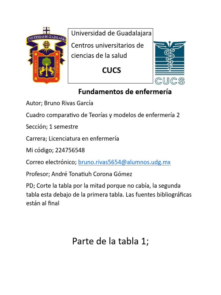 Modelos y Teorias 2 | PDF | Enfermería | Dolor