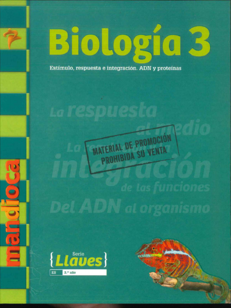 3ero Biologia - Libro Mandioca | PDF