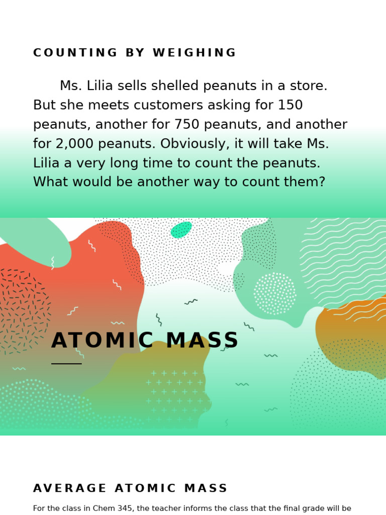 Atomic Mass1 | PDF