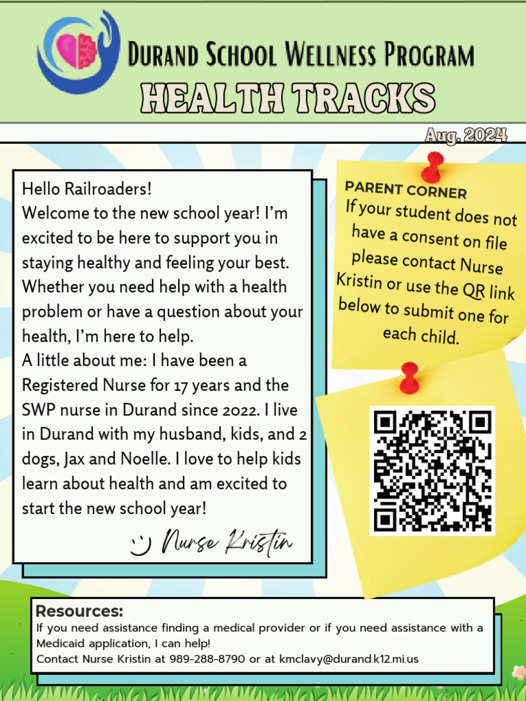 Durand SWP August 2024 Newsletter | PDF | Nursing | Mental Health