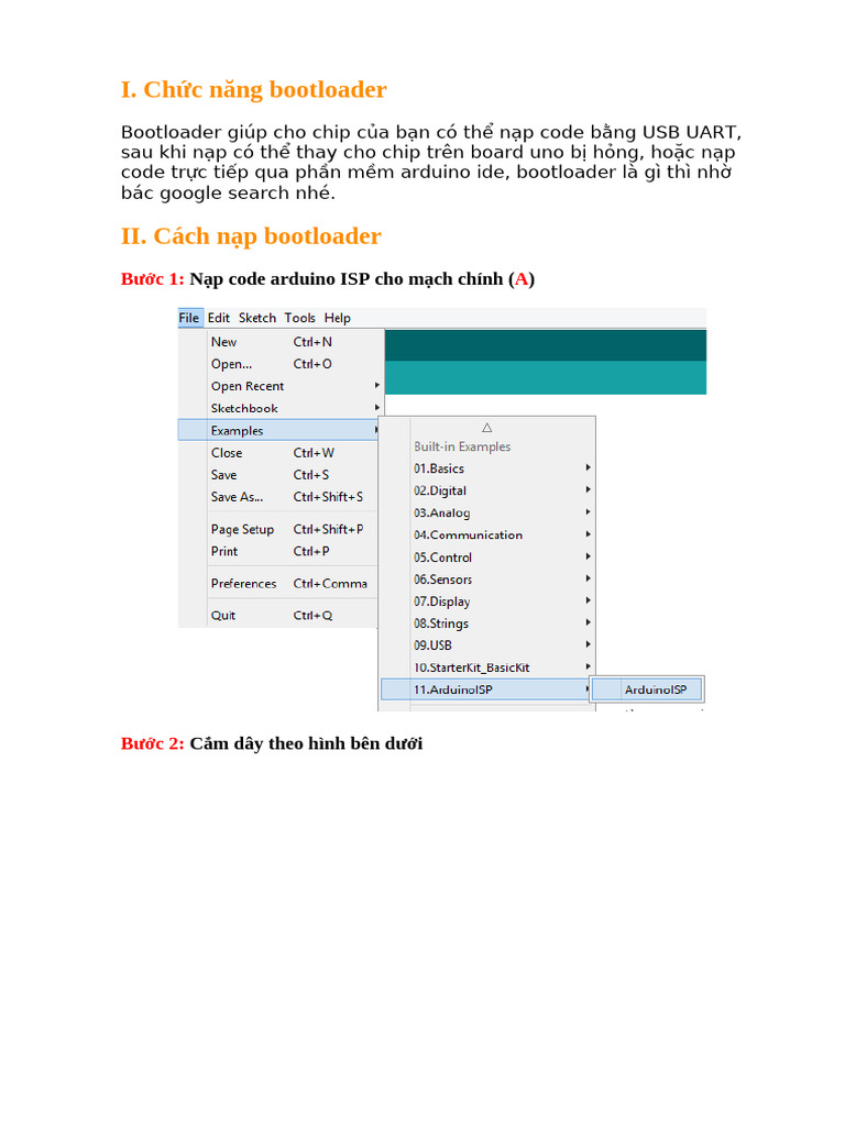 N P Bootloader Cho Arduino | PDF