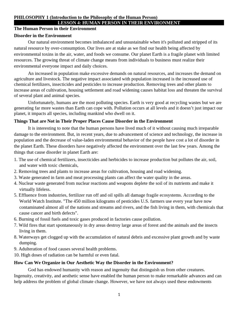 Philosophy Lesson 4 | PDF | Prudence | Virtue