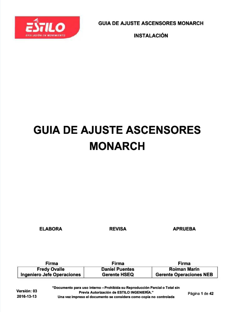 PDF Monarch Nice 3000 Guia de Ajuste de Estilo - Compress | PDF ...
