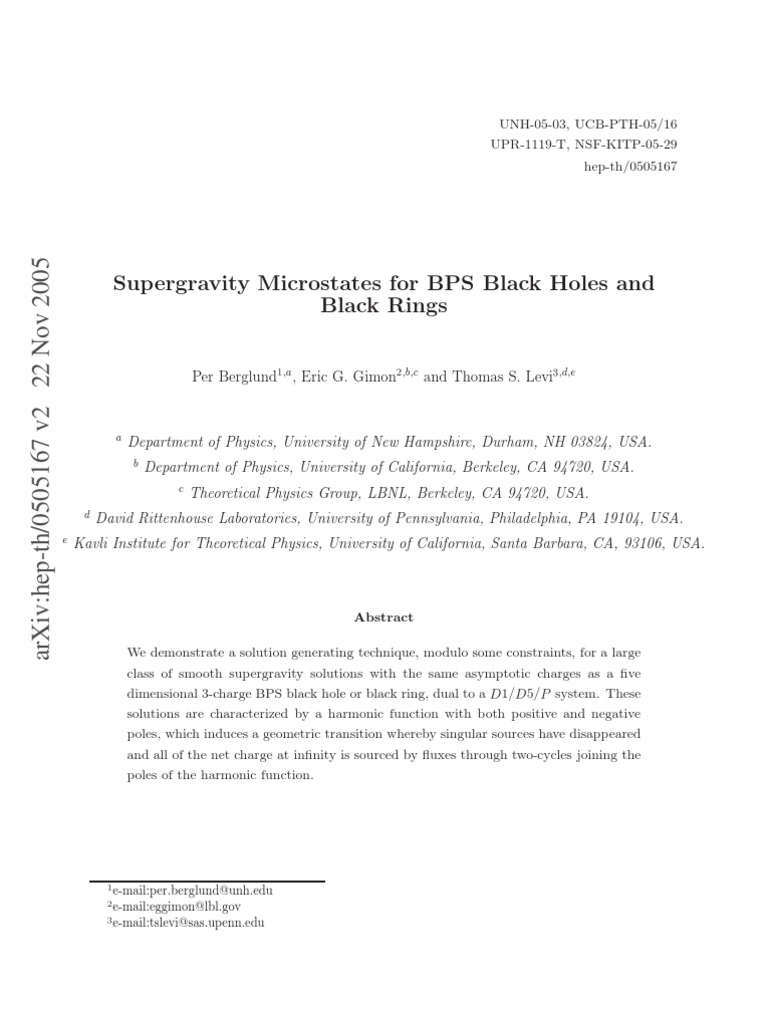 Per Berglund, Eric G. Gimon and Thomas S. Levi - Supergravity ...