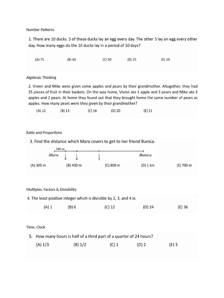 Number Patterns | PDF