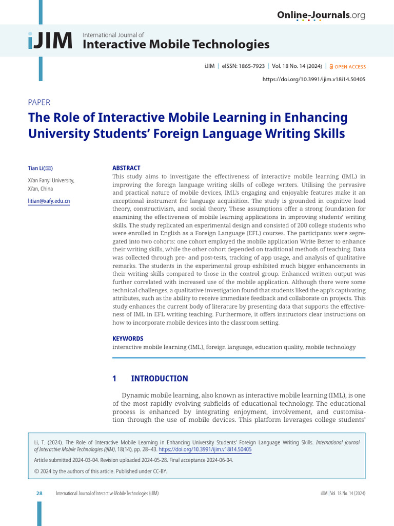 Interactive Mobile Technologies | PDF | Constructivism (Philosophy Of ...