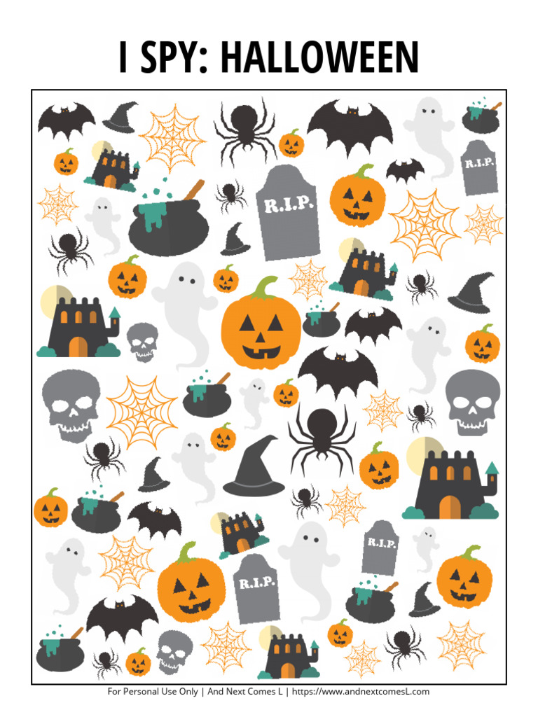 I Spy Halloween | PDF