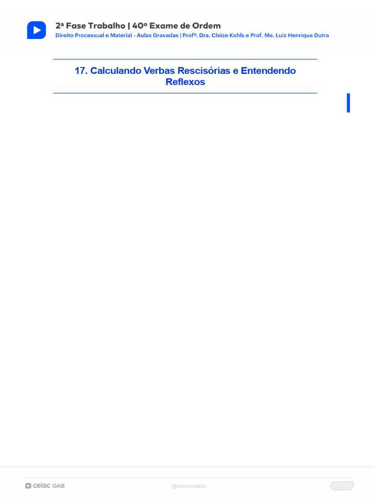 Calculando Verbas Rescisórias | PDF | Férias trabalhistas | Salário