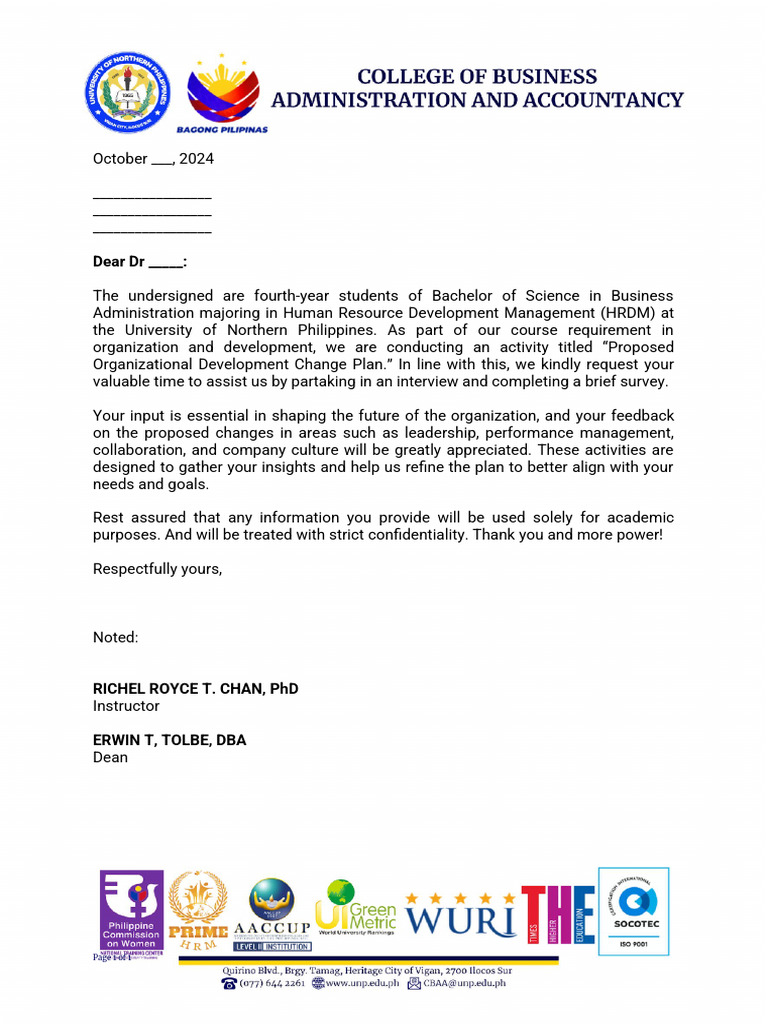 OD Letter HRDM 4A 1 | PDF | Career & Growth