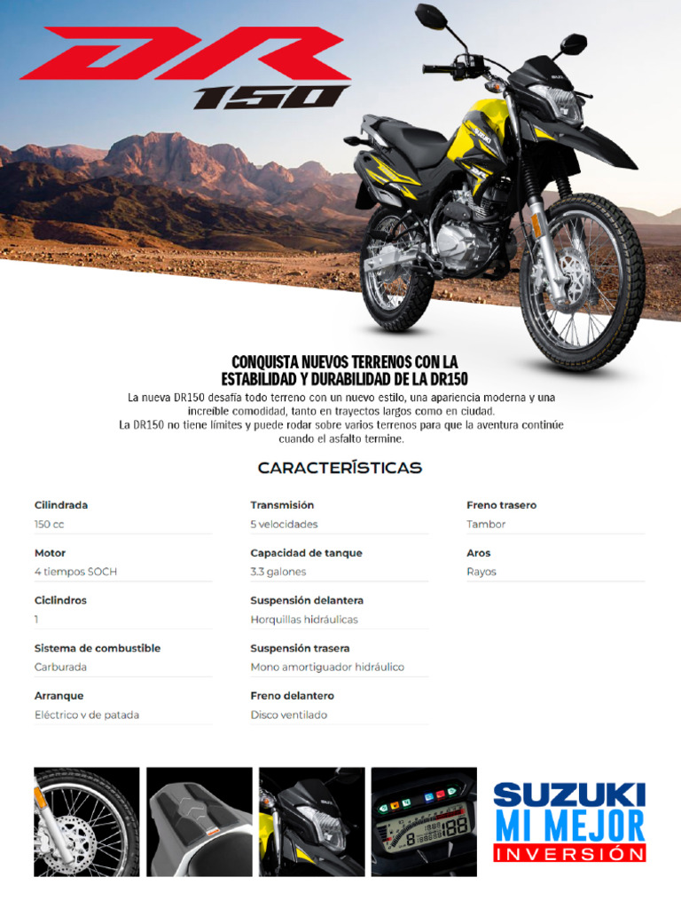 Ficha Tecnica DR150 | PDF