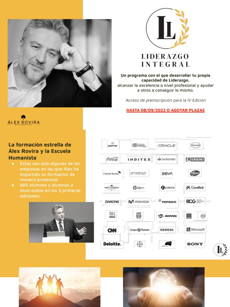 AR. LI. DOSSIER LI IV Edición Alex Rovira Agosto 2022 | PDF | Liderazgo | Sicología