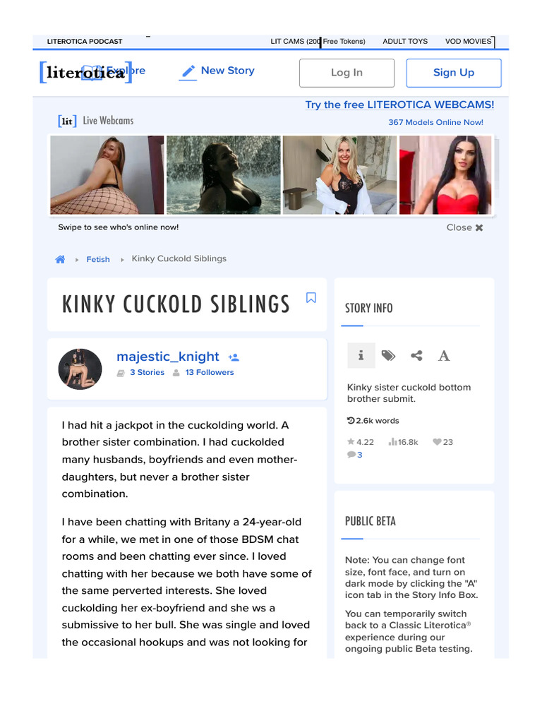 Kinky Cuckold Siblings - Fetish - Literotica.com | PDF
