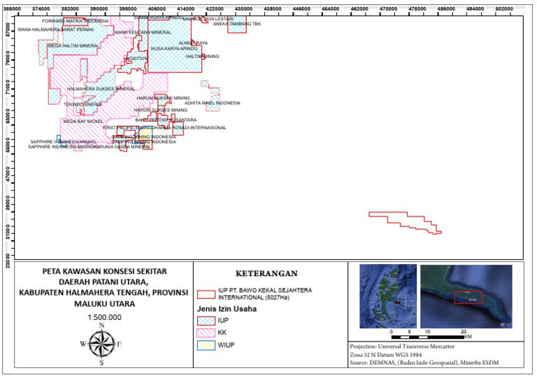 Peta Konsesi Sekitar | PDF