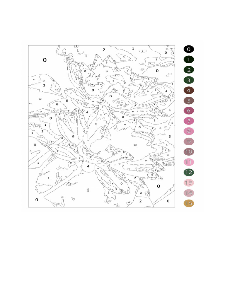 Hard Printable Color by Number Pages For Adults 01n - 13345.jpg | PDF