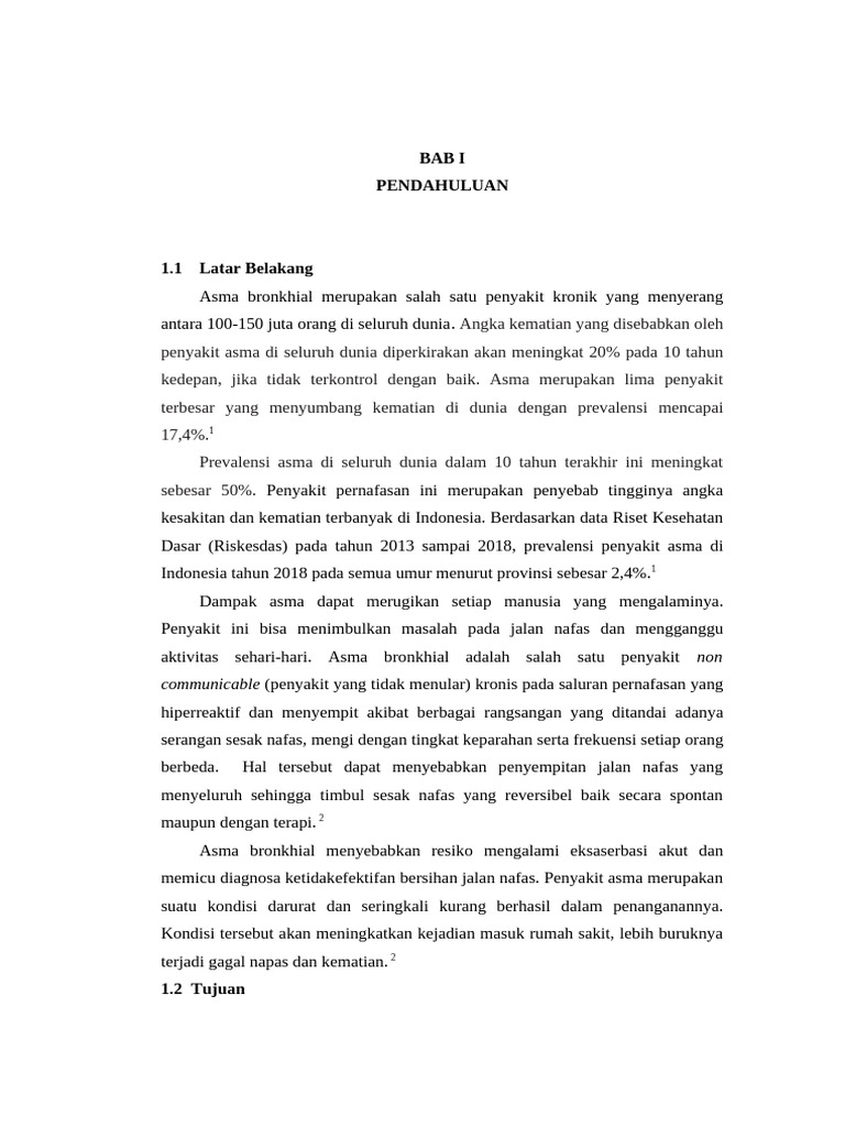 Penanganan Asma Bronkhial Akut pada Pasien | PDF