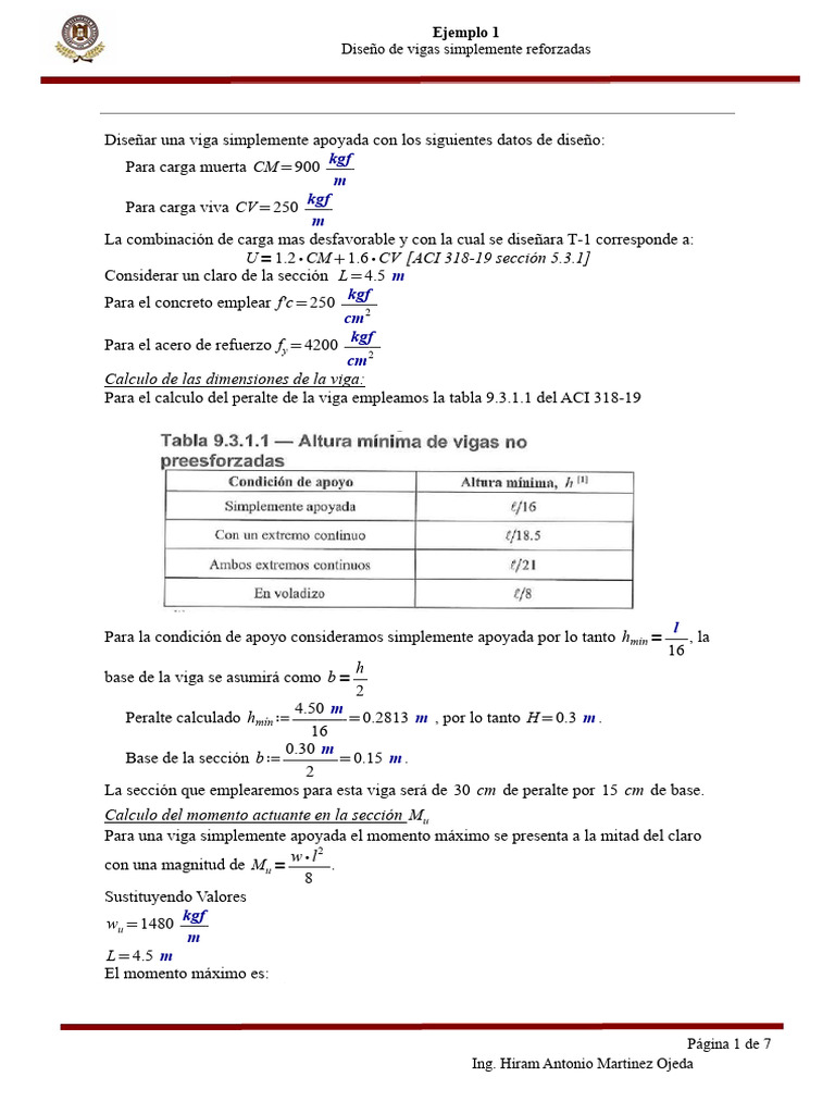 Ejercicio 1 | PDF | Física Aplicada e Interdisciplinaria | Mecánica de Medios Continuos