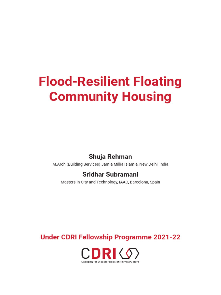 202311020845flood-Resilient Floating Community Housing | PDF | Water ...