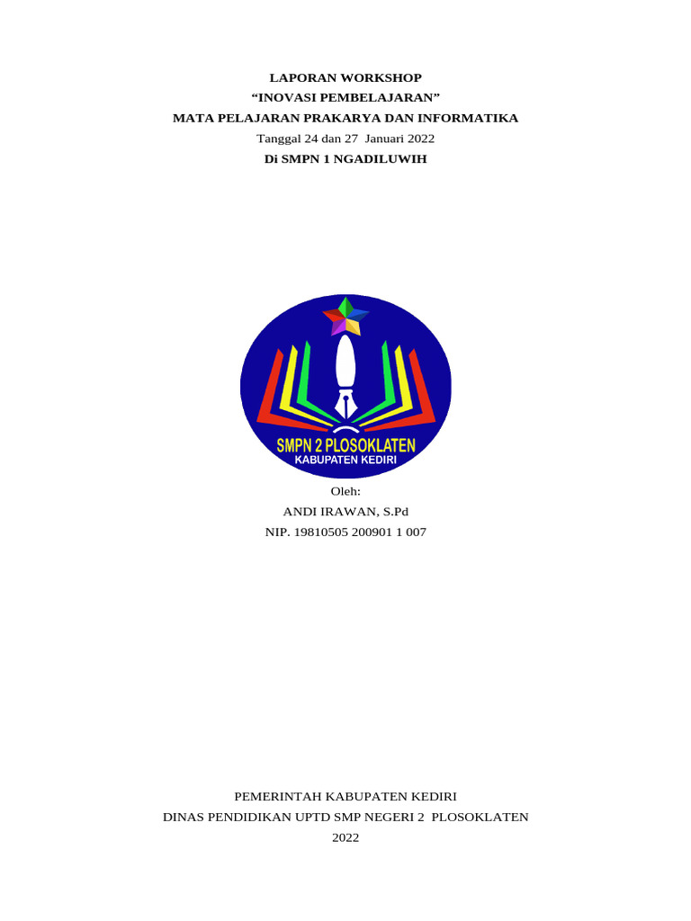 Contoh Laporan Workshop | PDF | Seni