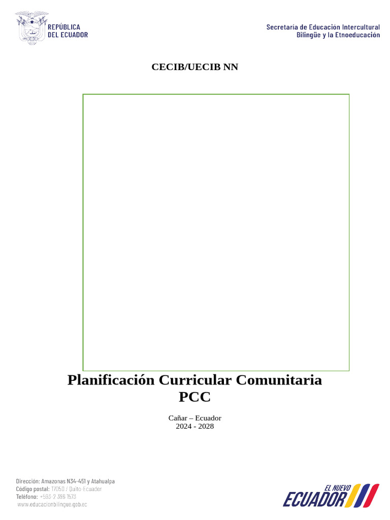 Formato de PCC Segungo - Efrain | PDF | Evaluación | Plan de estudios