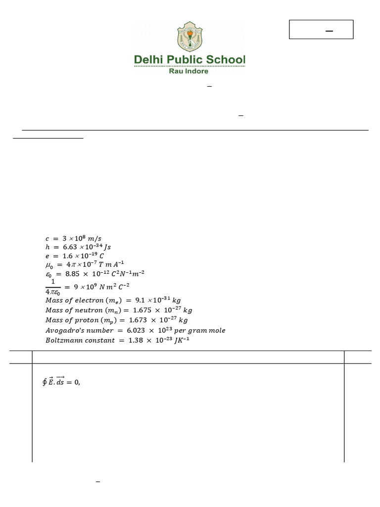 XII Physics Half Yearly Exam Paper | PDF | Inductor | Inductance