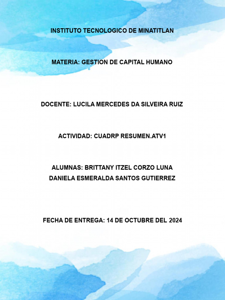 GCH T3a1 | PDF | Reclutamiento | Presupuesto