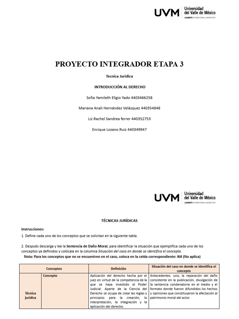 Actividad 6. Proyecto Integrador Etapa 3 | PDF | Juez | Justicia
