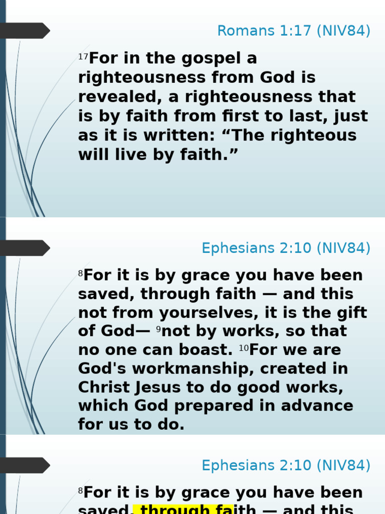Faith and Works: A Biblical Perspective | PDF | Grace In Christianity ...