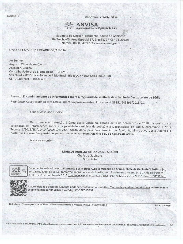 NT 1 2019 ANVISA Compactado | PDF