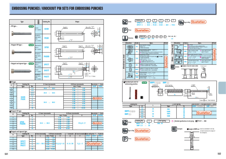 Emboss Punch-Đã M Khóa | PDF | Metalworking