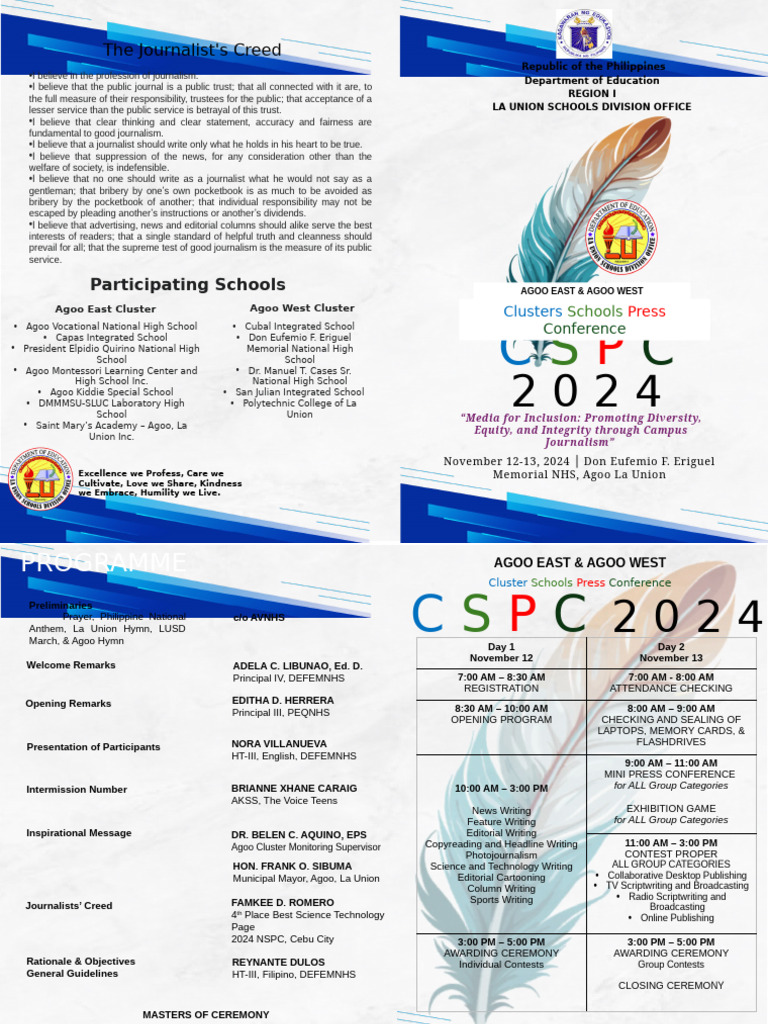 Edited Programme CSPC 2024 1 | PDF