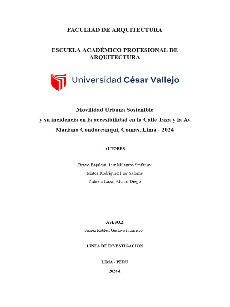 Doc. Taller - Hab Urb | PDF | Muestreo (Estadísticas) | Peatonal