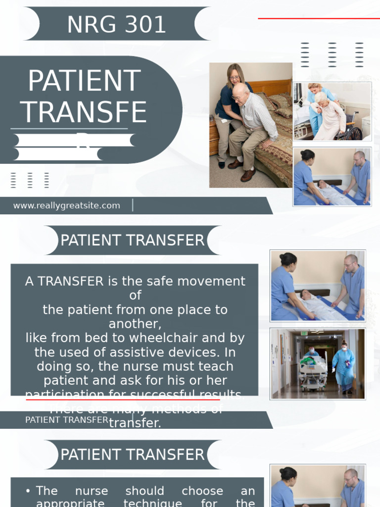 Patient Transfer Techniques and Safety | PDF | Wheelchair | Chair