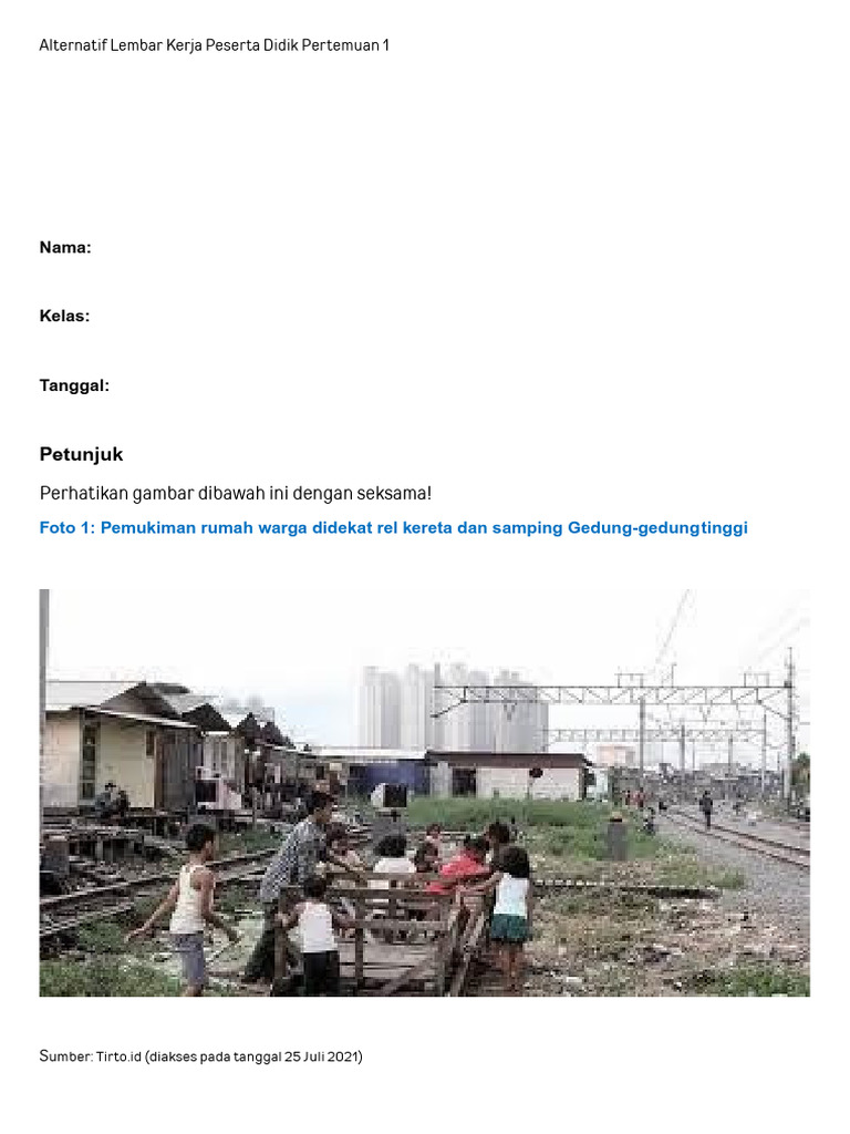 Ketimpangan Sosial LKPD 1.docx 20241107 210411 0000 | PDF