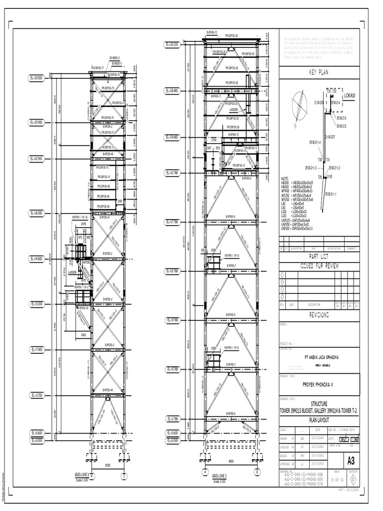 17 - GRID LINE 1 & GRID LINE 3 - Rev 1 1 | PDF