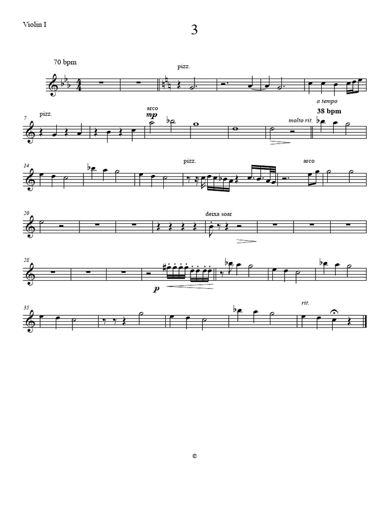 1 Violino 3 | PDF | Poetics | Musical Notation