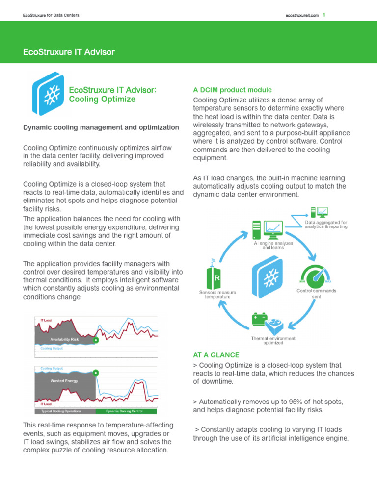 998 21764381 Ecostruxure It Advisor Cooling Optimize Pdf Data Center