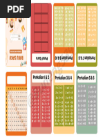 Perkalian 1-10 | PDF