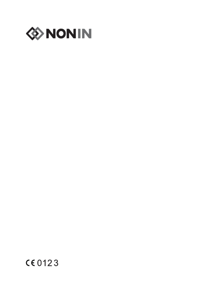 Nonin 2500 Operator's Manual | PDF | Rechargeable Battery | Electrical ...