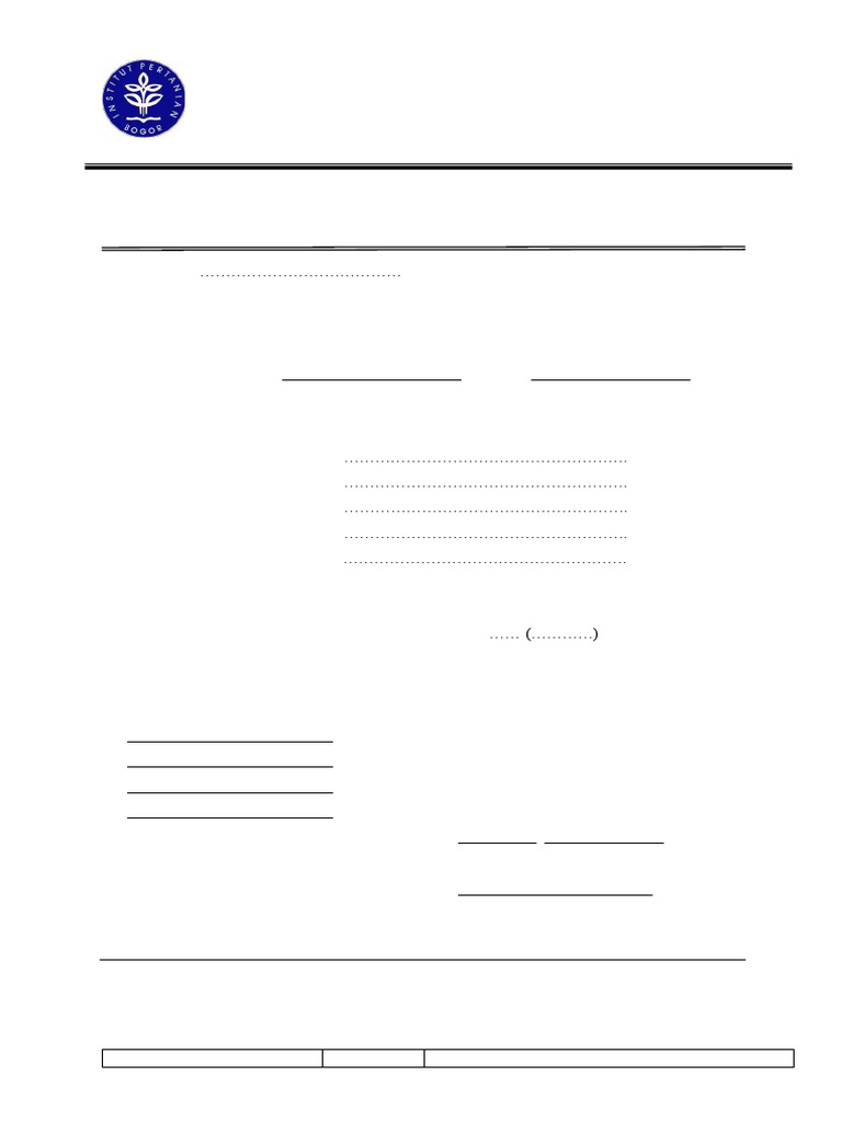 Formulir Kesediaan Menerima PKL | PDF | Seni | Teknologi & Rekayasa