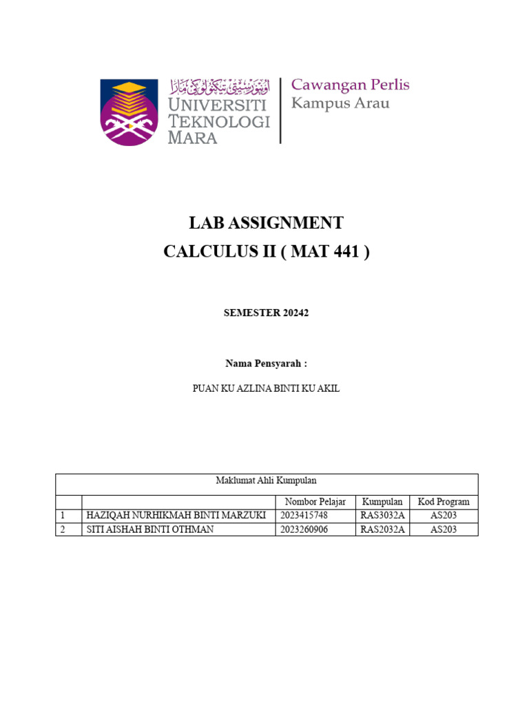Cover Hadapan Calculus | PDF