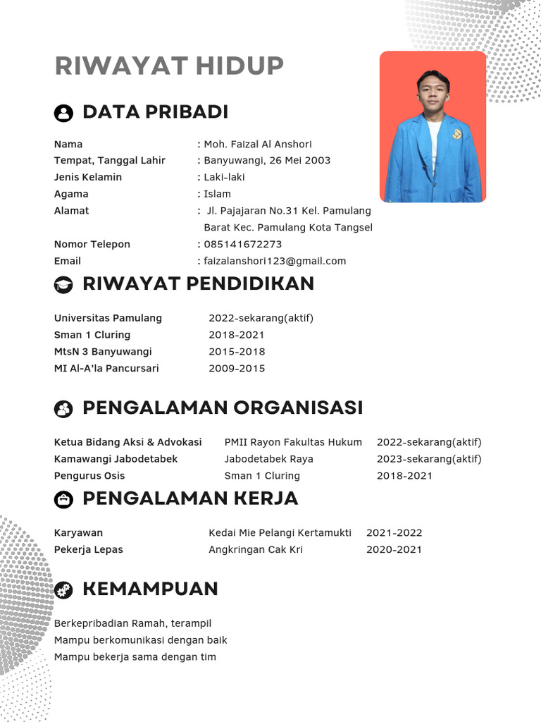 CV Moh. Faizal | PDF